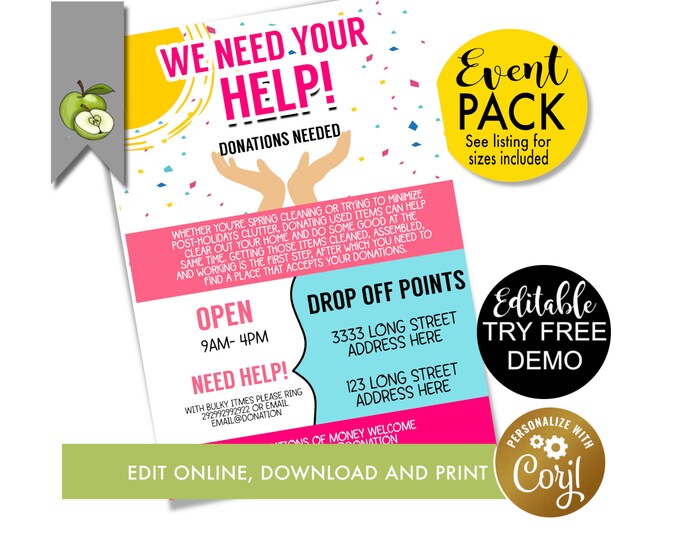 Editable Cooler Raffle, Support Our Cause, Raffle Ticket, Grand Prize ...