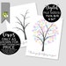 Teacher Appreciation Gift Fingerprint Class Tree, Personalised With ...