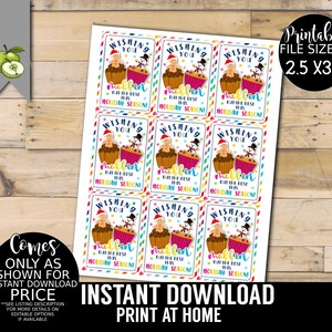 Wishing You Muffin but the Best This Christmas Gift Tags Holiday Season ...