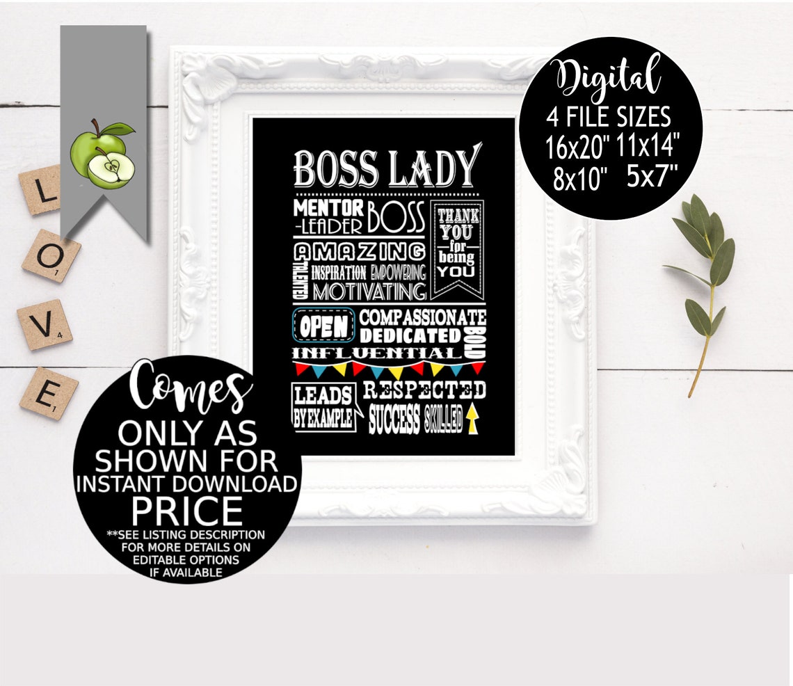 Boss Lady Day Boss Appreciation Week Female Boss Boss Week - Etsy