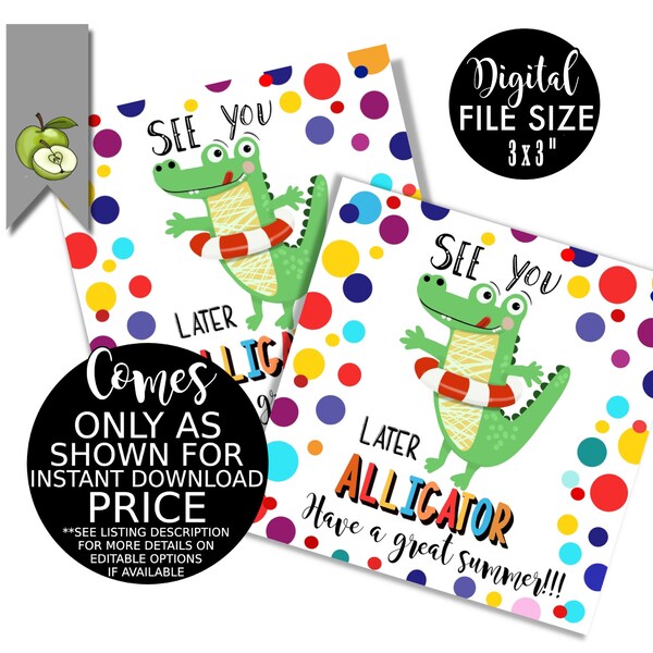 See You Later Alligator - Etsy