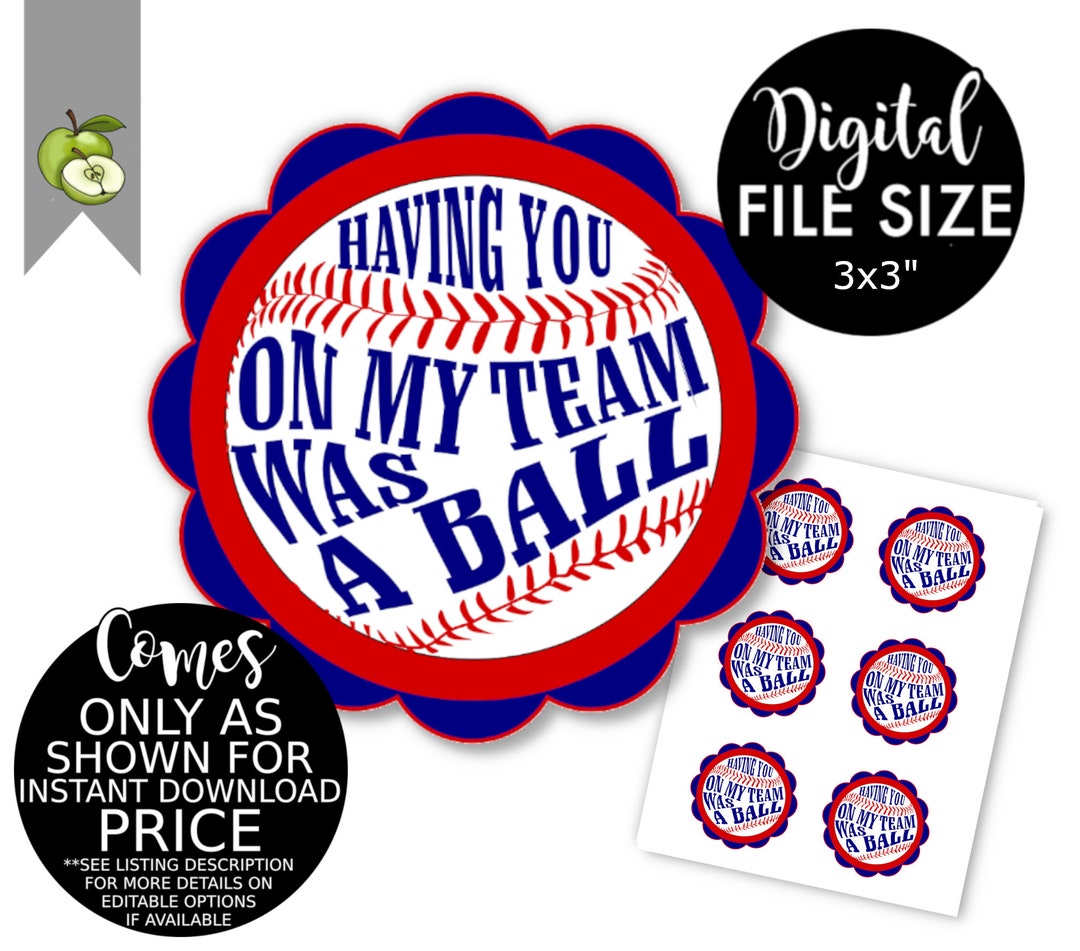 Sport Gift Tags, Baseball Gift Tag, Tee Ball, Softball, Baseball, End ...
