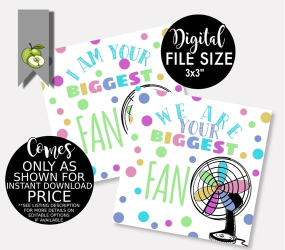 Biggest Fan We/i Biggest Fan Teacher Appreciation Hand - Etsy