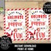 Holiday Popcorn Gift Tags, Christmas Poppin' With FUN, Printable Gift ...