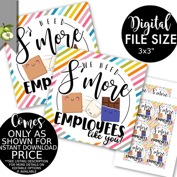 Smore People Like You Tag - Etsy