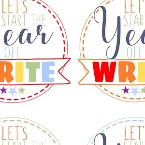 Let's Start the Year Write Back to School Pencil Favor - Etsy