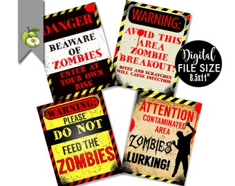 Zombie Printable | Etsy