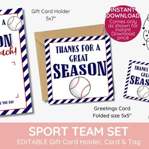 Your Appreciation Sports Gift Card Holder and Gift Tag, Baseball, Thank ...