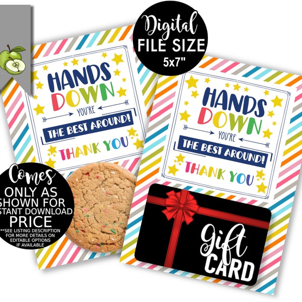 Wallet Card Thank You - Etsy