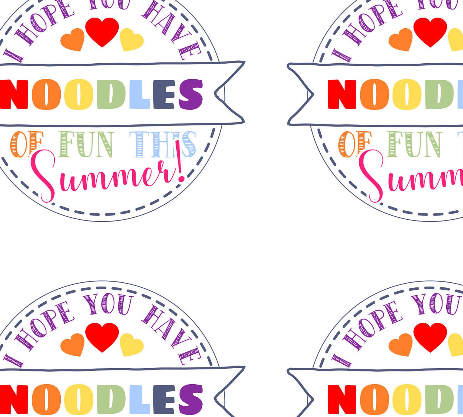 Swimming Pool Noodles Class Gift Tag Swim Teacher Tag - Etsy