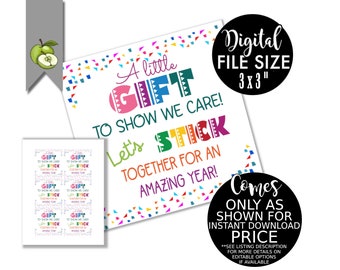 Teacher Gift Tag - Etsy