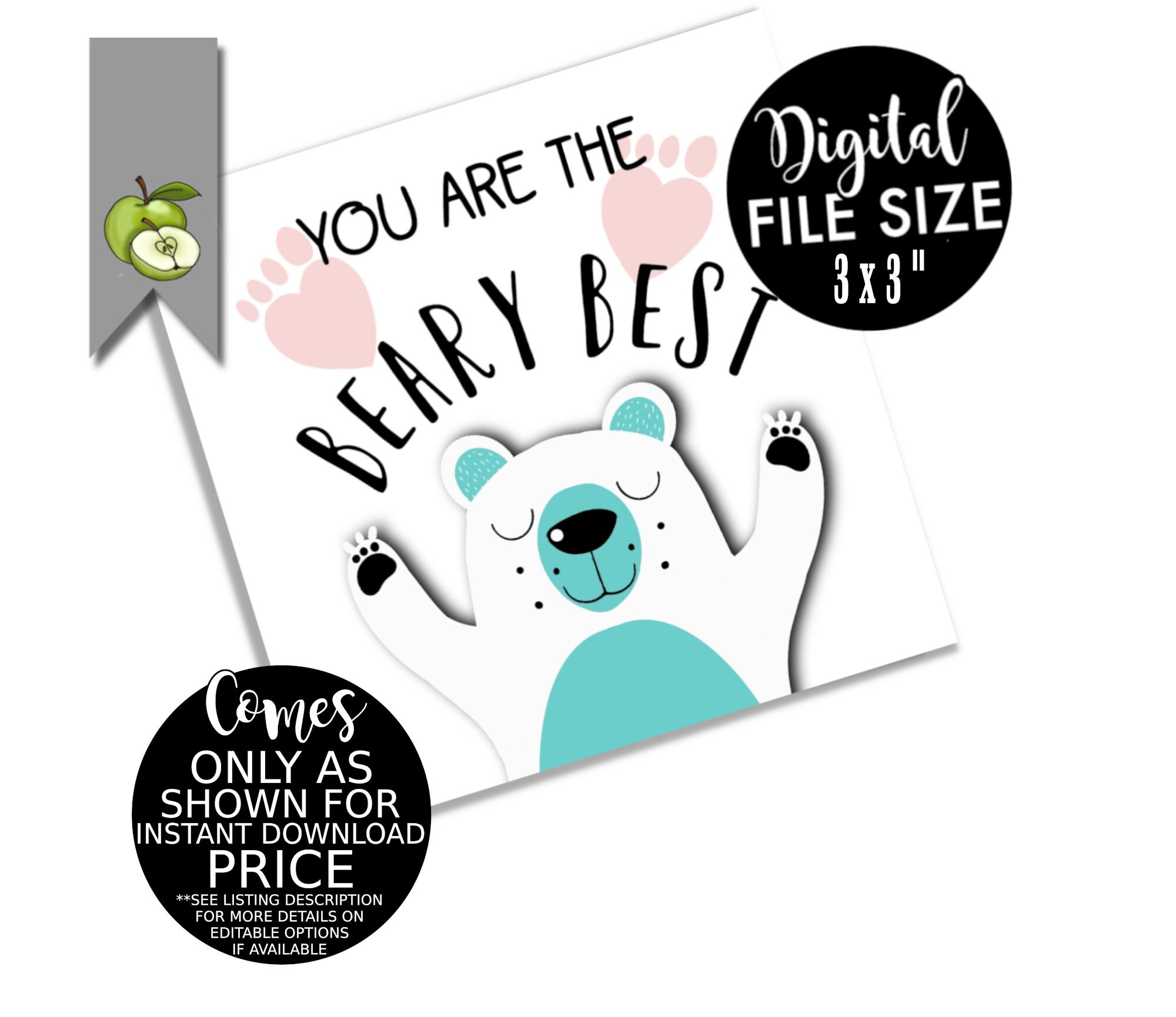 You Are the Beary Best Gummy Bears Teacher Appreciation - Etsy