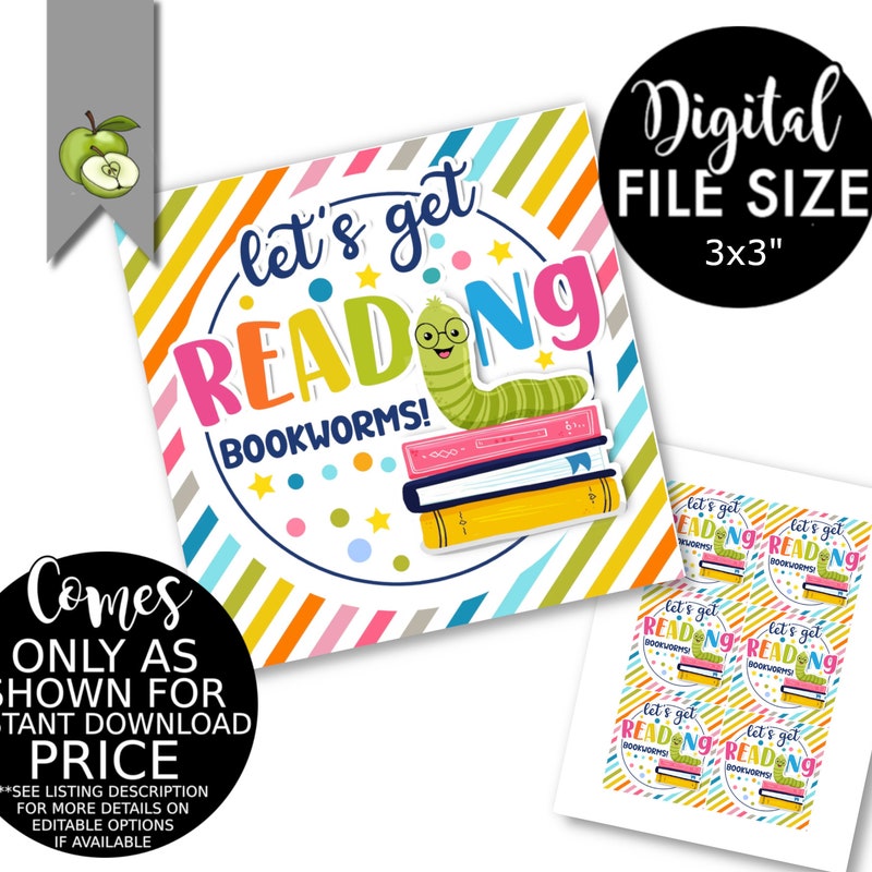 Bookworm Party - Etsy