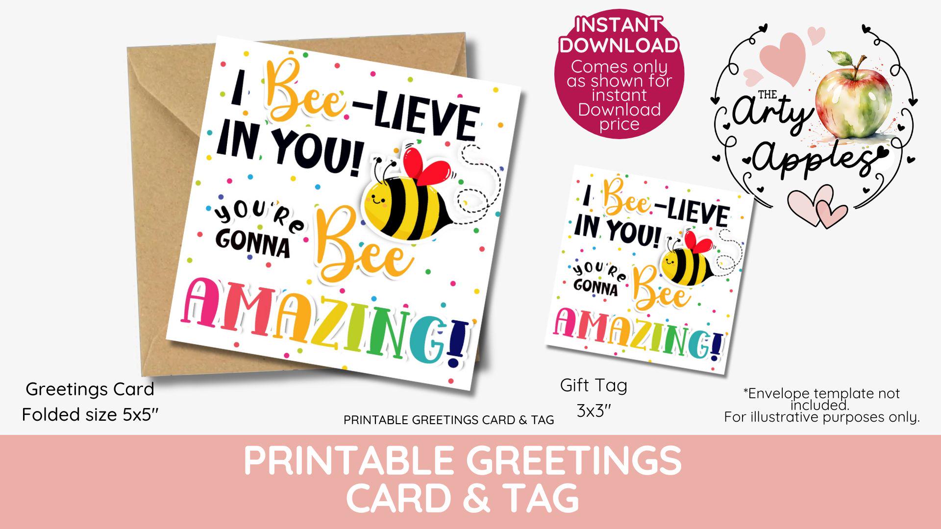 I Bee-lieve in You! You’re Gonna Bee Amazing! Teacher Tag, Dance Group ...