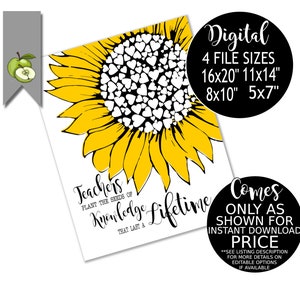 Teacher Appreciation, Gift Teachers, Plant the Seeds of Knowledge That ...