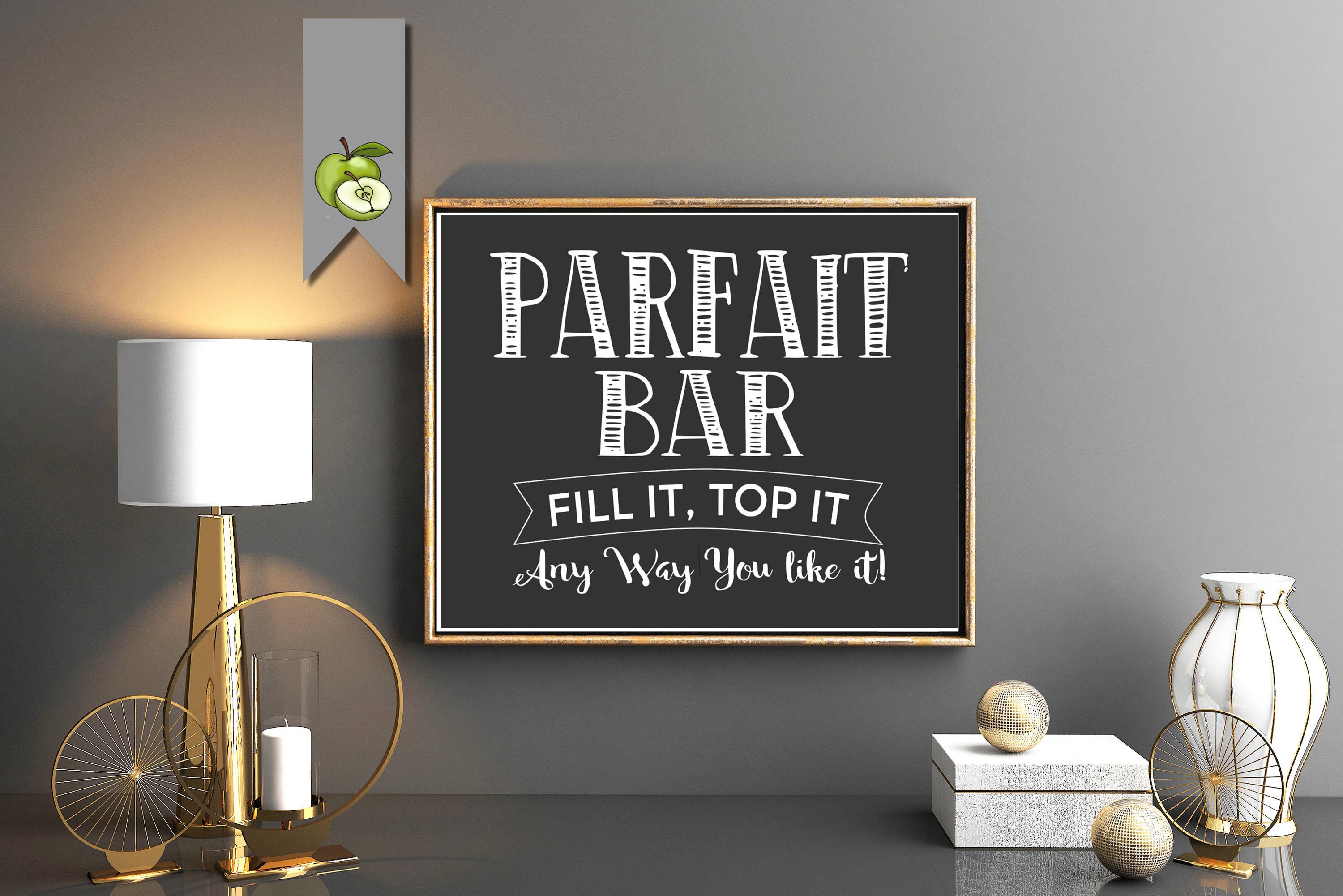 Parfait Bar Graduate Sign Birthday Party Table Sign - Etsy