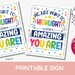 We Want to Highlight How Amazing You Are! Teacher Appreciation 8.5x11, Staff Thank You ...