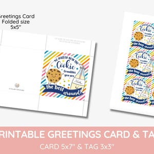 Cookie Thank You Gift Tag, Printable How the Cookie Crumbles Teacher ...