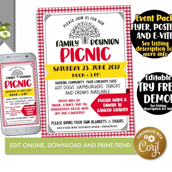 Family Picnic - Etsy