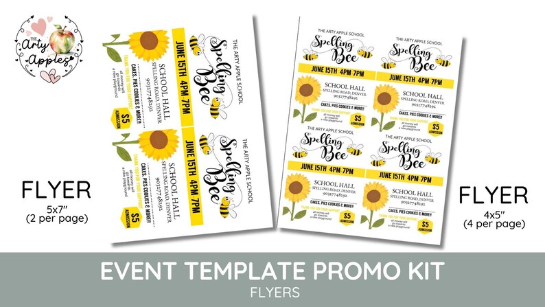 Editable Spelling Bee Event, Spelling Bee Theme Event, Spelling Poster ...