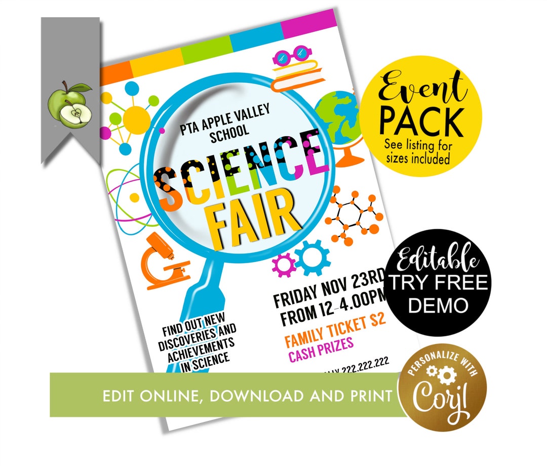 Science Fair Flyer at Dolores King blog