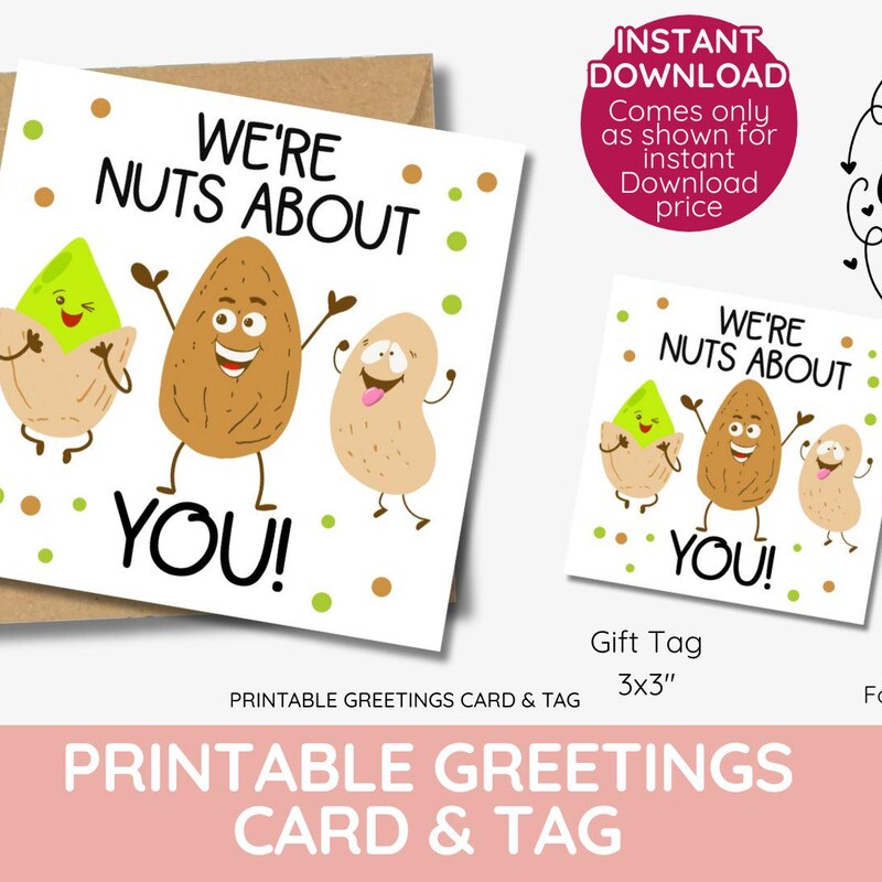 Were Nuts About You Stickers - Etsy