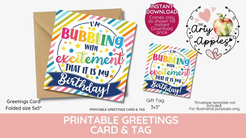 I’m Bubbling With Excitement That It’s My Birthday!, Bubbles Birthday ...