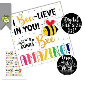 I Bee-lieve in You! You’re Gonna Bee Amazing! Teacher Tag, Dance Group ...