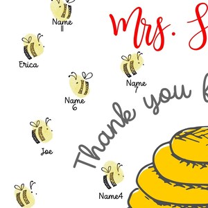Teacher Appreciation Honey Bee Class Gift, Preschool Kids Craft ...