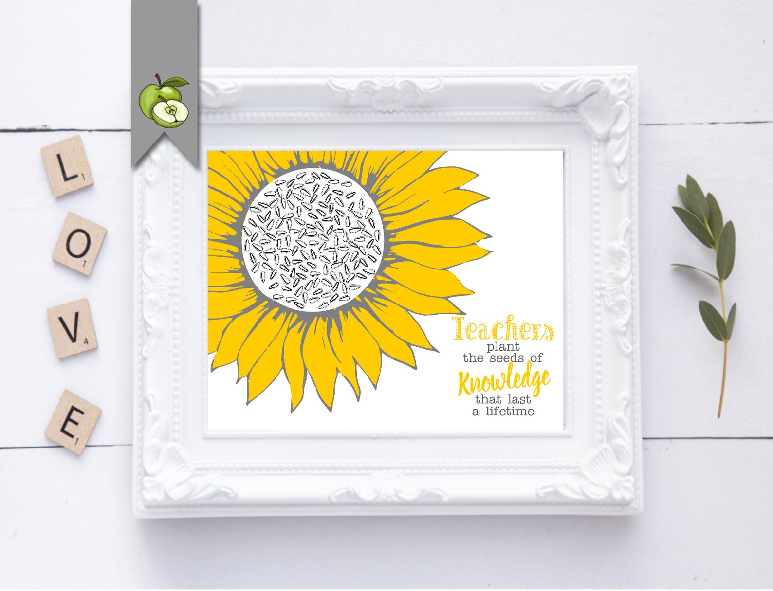 Sunflower Teacher Appreciation Gift Plant the Seeds of - Etsy