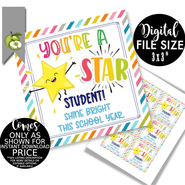 Star Student - Etsy