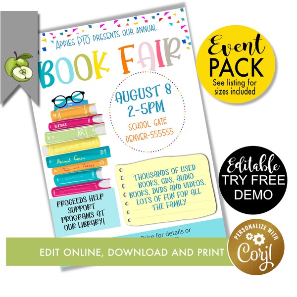 Book Sale Poster - Etsy UK