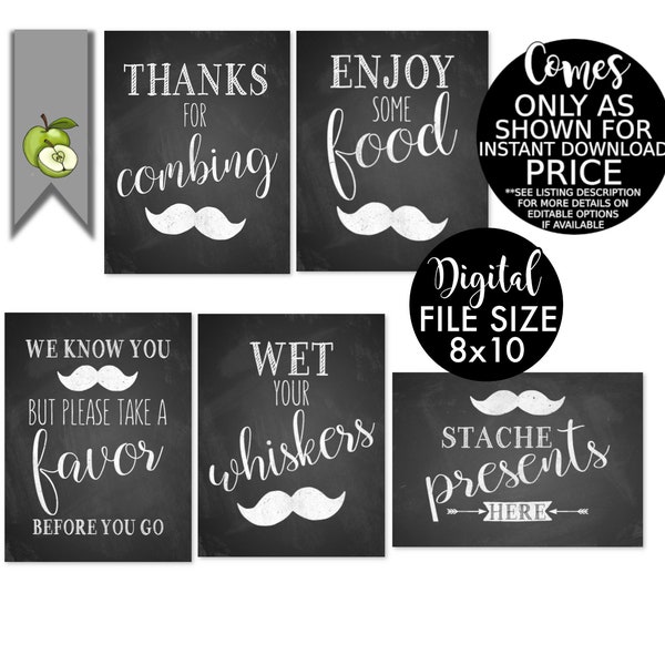 Mustache Party Theme - Etsy