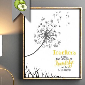 Dandelion Teacher Appreciation Class Gift, Teachers Plant the Seeds of ...