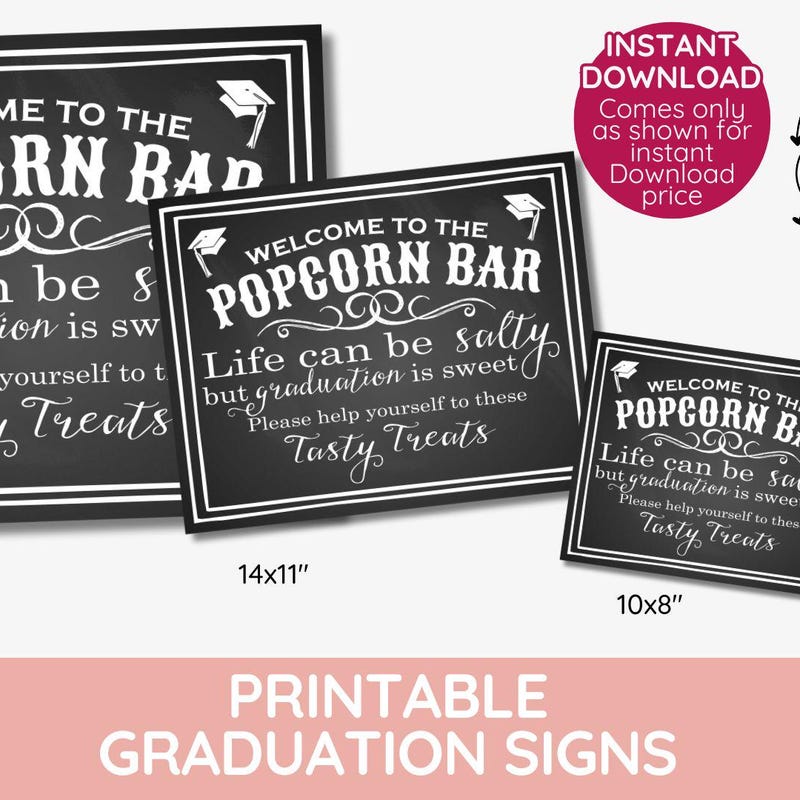 Popcorn Sign - Etsy