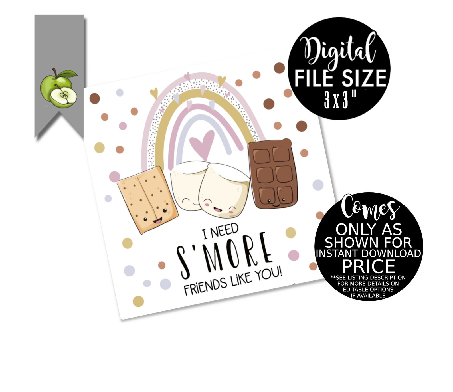 We Need S'MORE Friends Like You & I Need Smore Campfire - Etsy UK