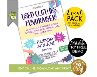 Clothes Swap Flyer - Etsy