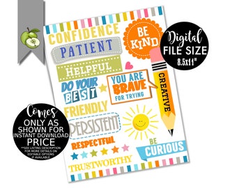 Be Kind Class Poster - Etsy