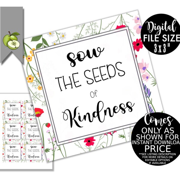 Birthday Seed Packet - Etsy
