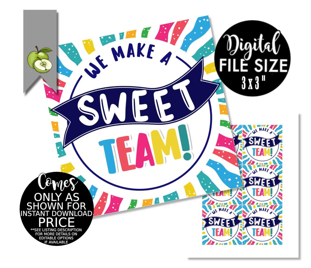 Team Staff Admin Professional Appreciation Day Week Gift Tag, We Make a ...