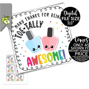 Toe-tally Awesome, Many Thanks for Being Toe-tally Awesome! Teacher ...