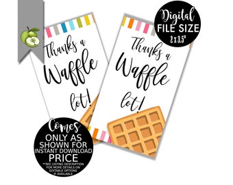 Thanks a Waffle Lot - Etsy