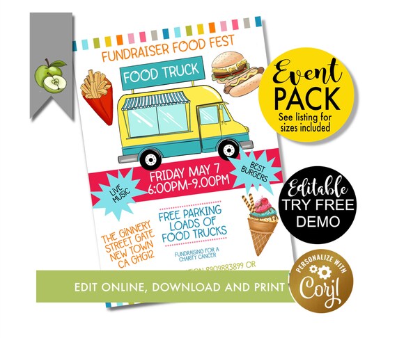 Food Truck Flyer Template