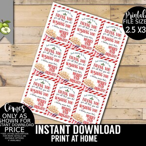 Popping by Popcorn Gift Tags, Christmas Pop With Joy, Printable Gift ...