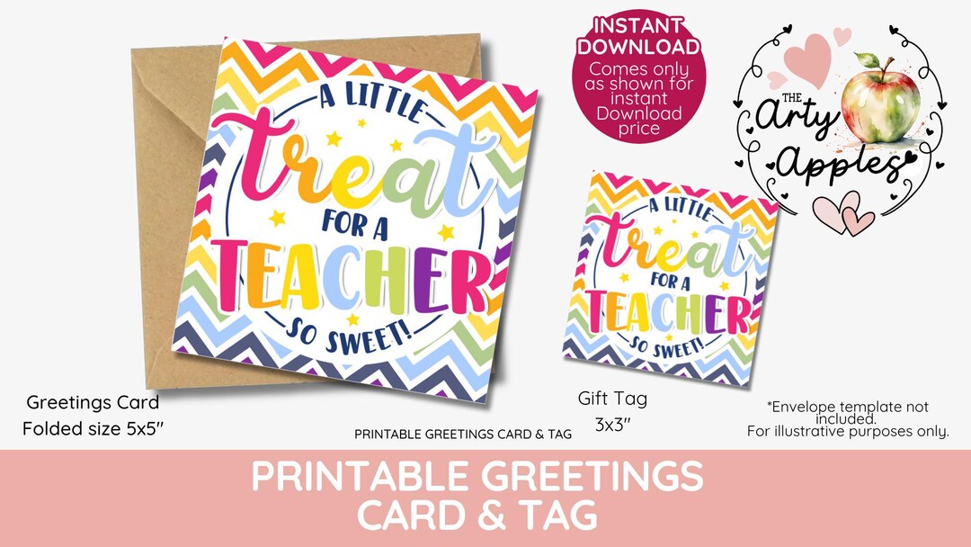 Sweet Treat Tag, Teacher so Sweet, Back to School, Meet the Parents ...