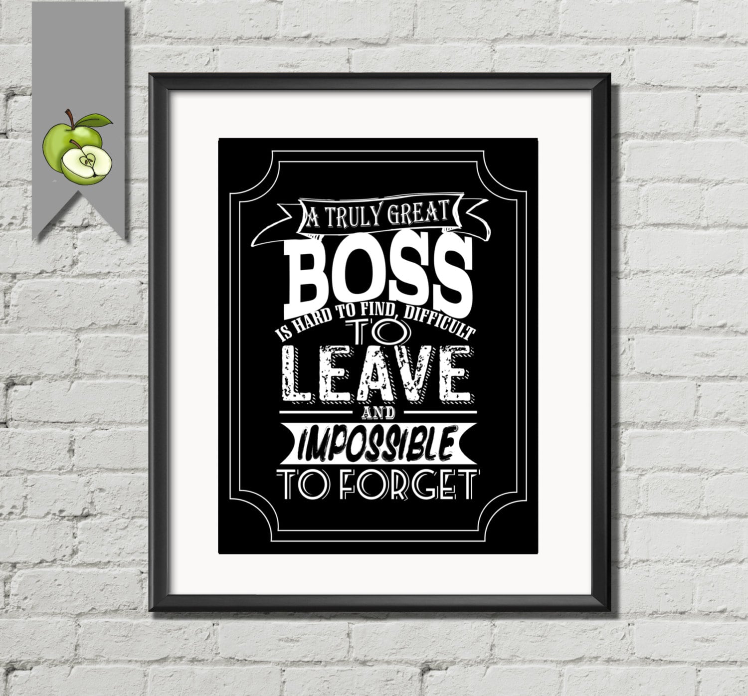 Boss appreciation week printable A truly great Boss is hard | Etsy