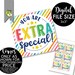 You Are EXTRA Special Gift Tag Chewing Gum Favor Mint Favor - Etsy