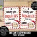 Rice Crispy Treat Christmas Gift Tags | Cute Bake Themed Printable Tags ...
