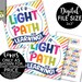 You Light My Path for Learning Gift Tag Teacher Appreciation - Etsy