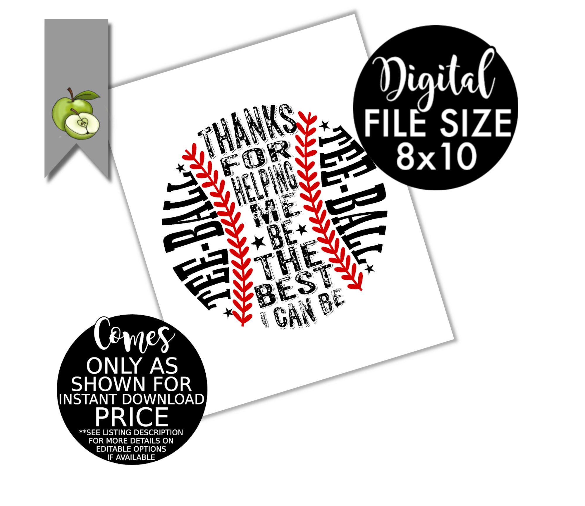 T-ball coach appreciation gift teeball Tee-ball Coach | Etsy